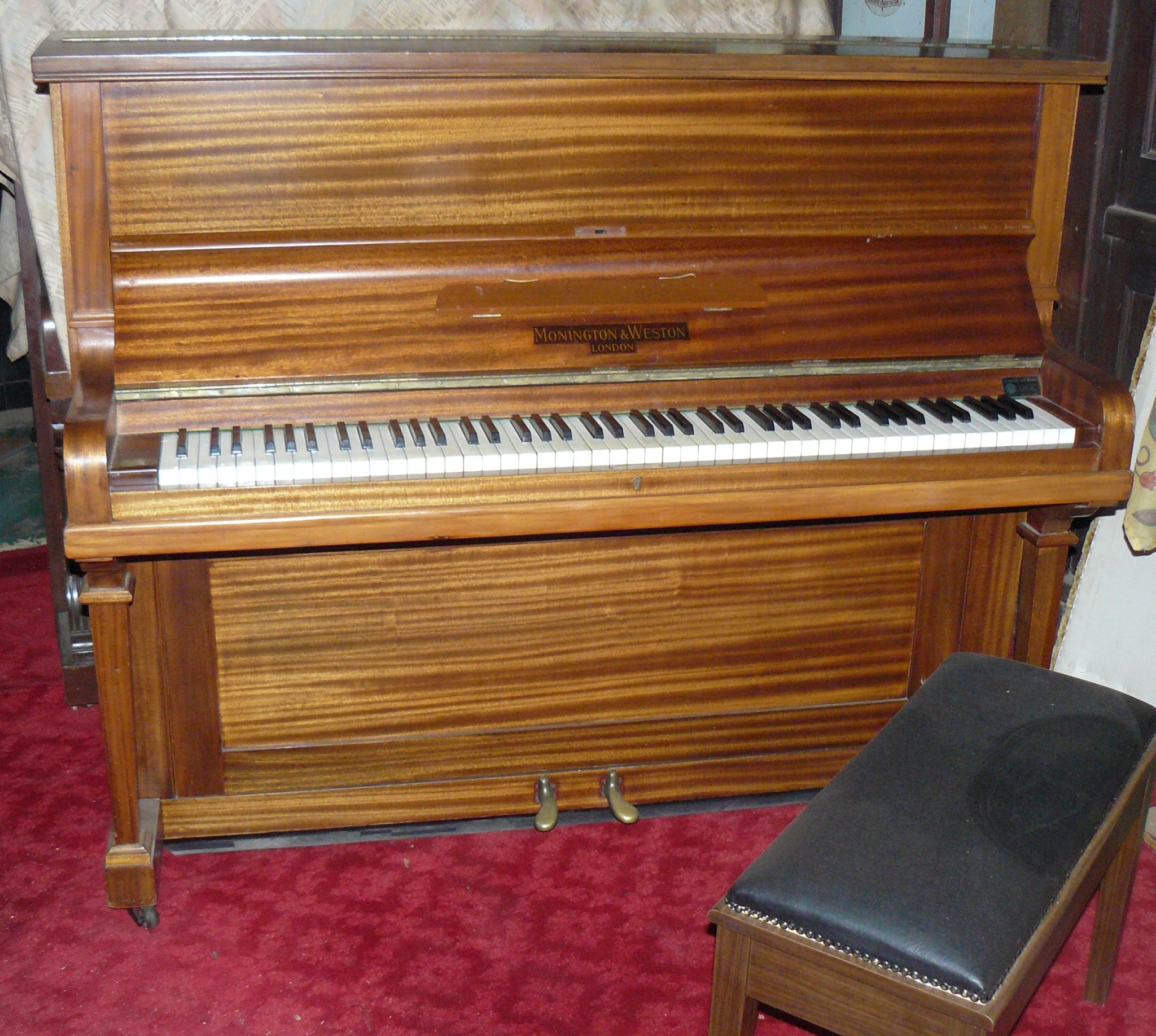 Monington & Weston Upright Piano (063) | Eshelby Pianos